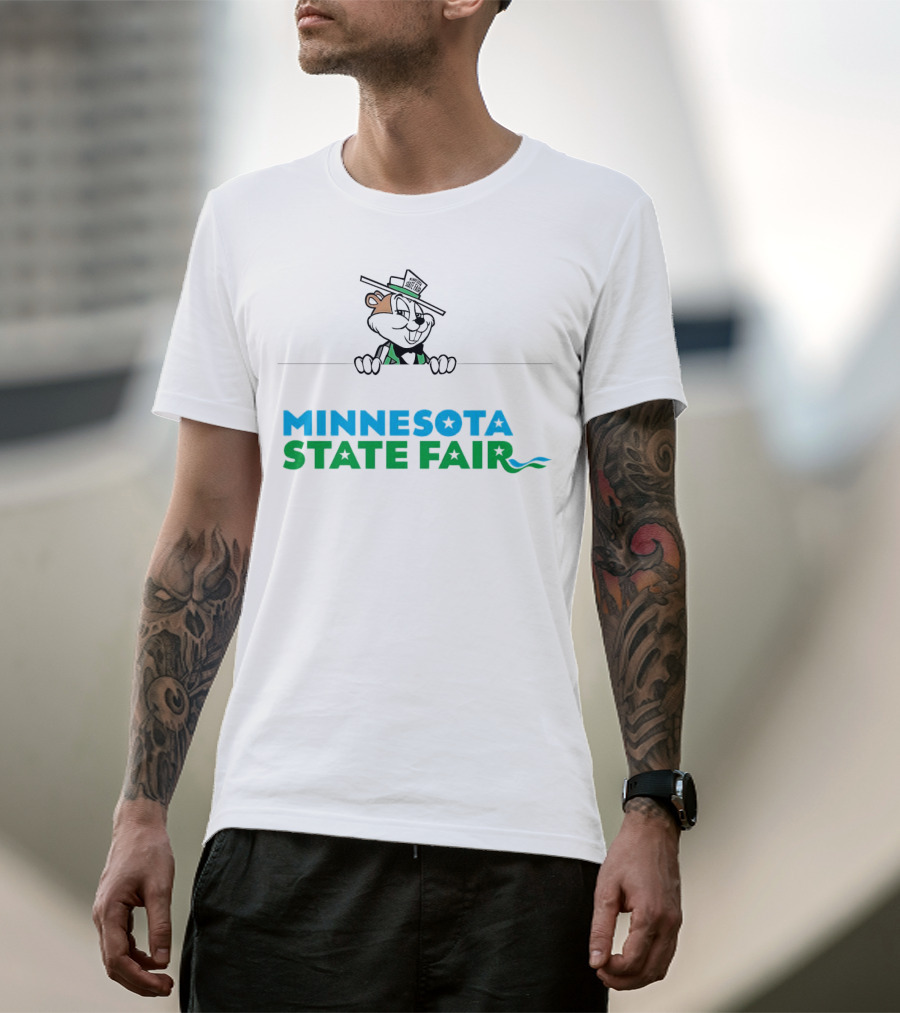 MINNESOTA STATE FAIR Gopher With Hat T-Shirt