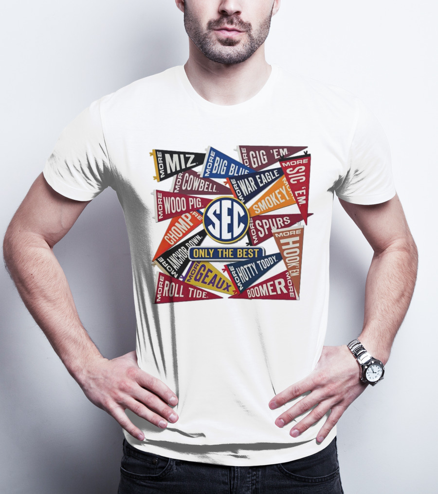 SEC Only The Best Mizzou Tigers More Pennants T-Shirt
