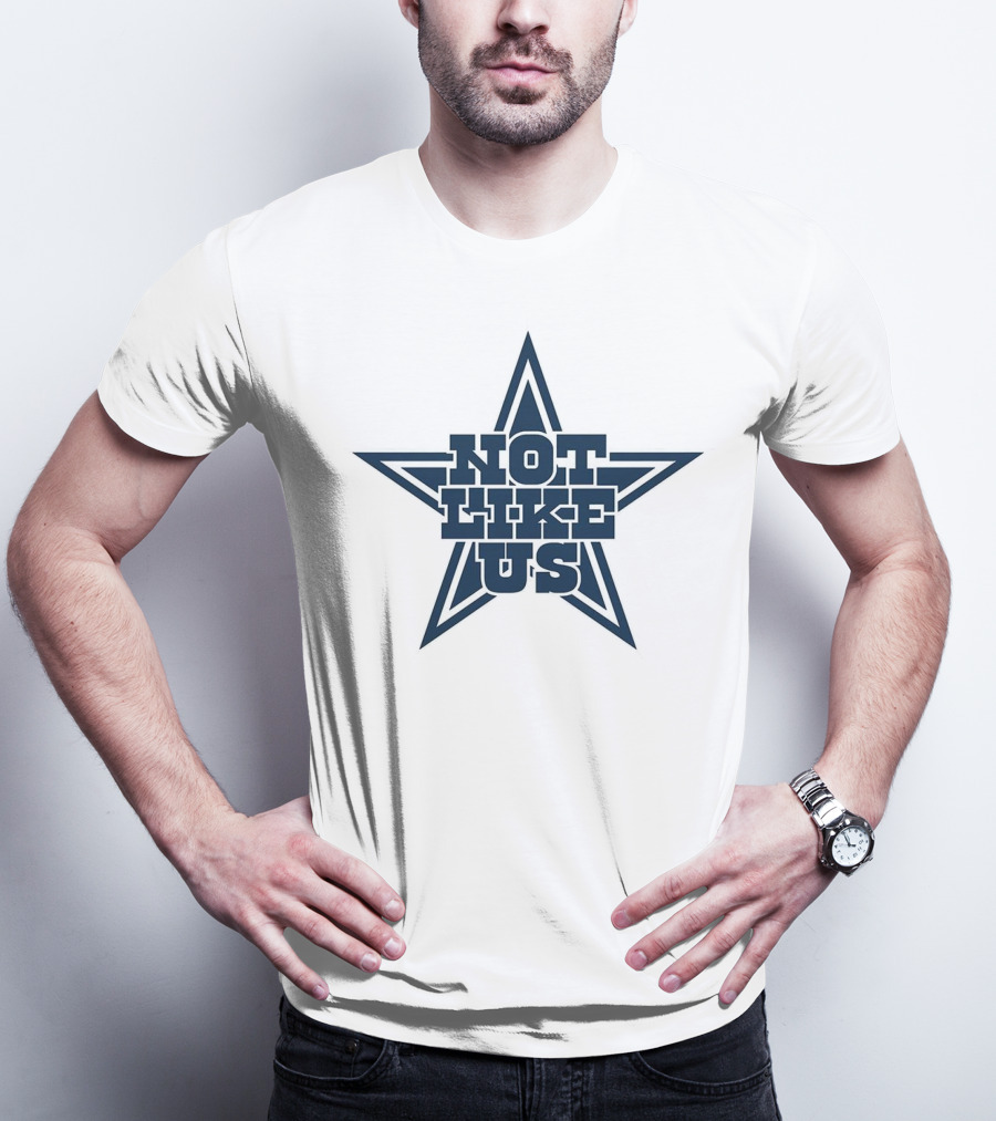 Not Like Us Star Parody Dallas Cowboys Fan T-Shirt