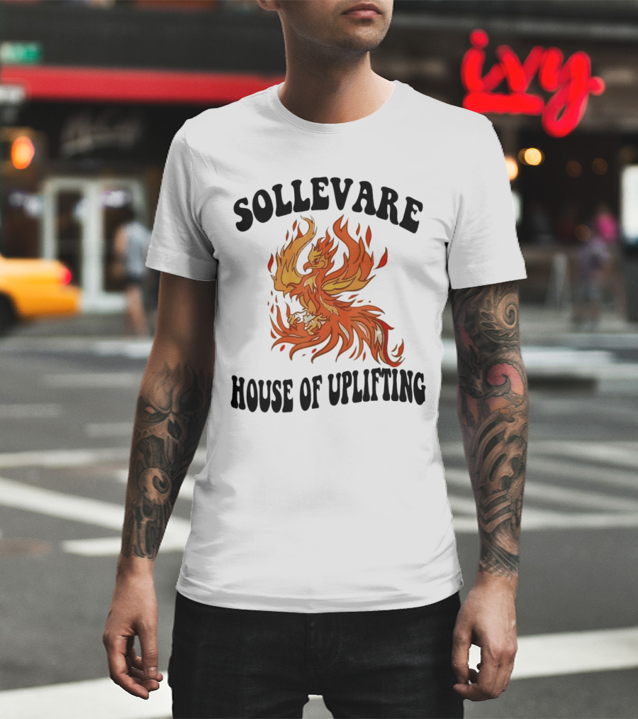 Sollevare House Of Uplifting Phoenix Flame T-Shirt
