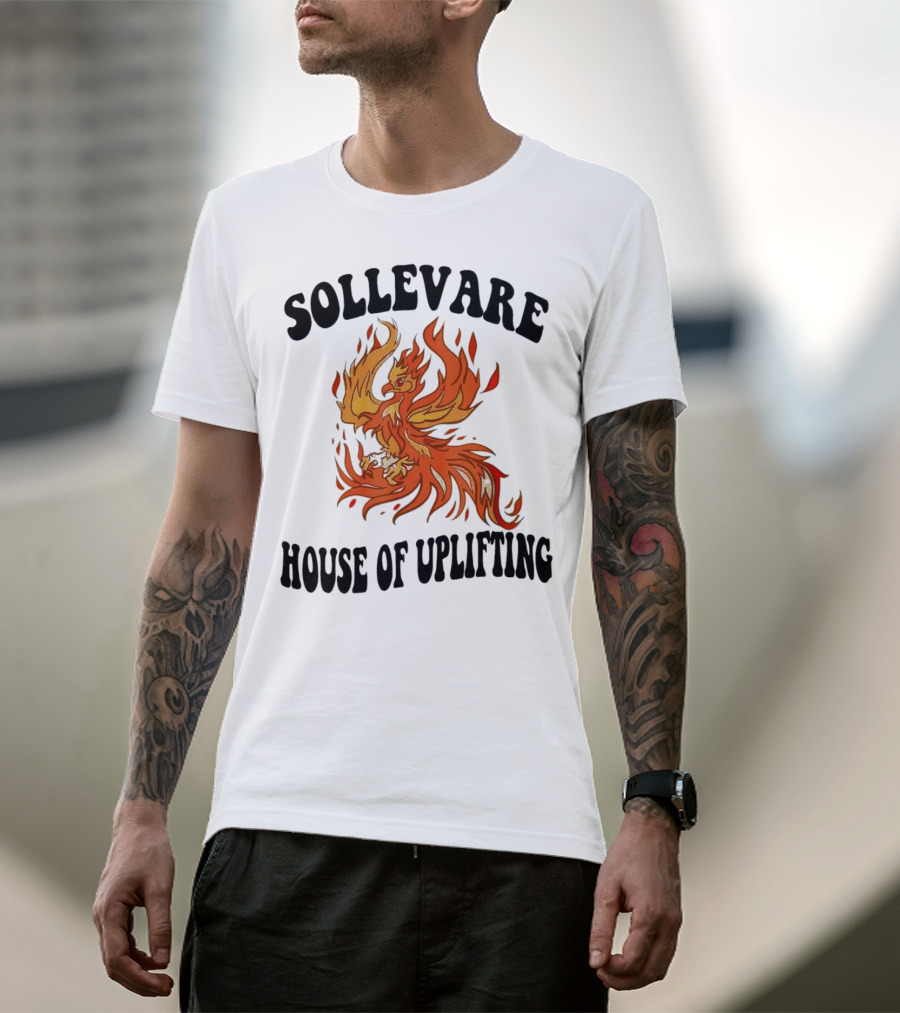 Sollevare House Of Uplifting Phoenix Flame T-Shirt