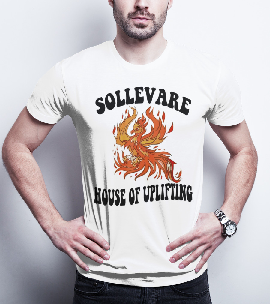 Sollevare House Of Uplifting Phoenix Flame T-Shirt