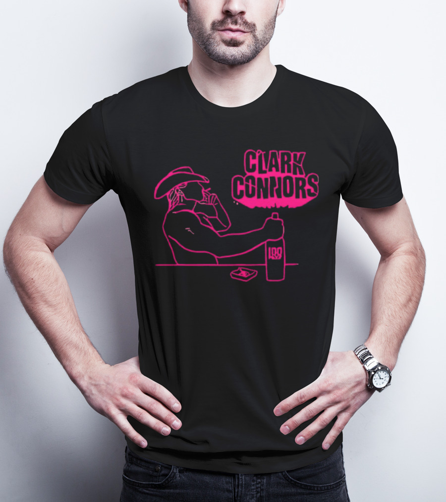 Clark Connors Neon Cowboy Smoking LQD T-Shirt