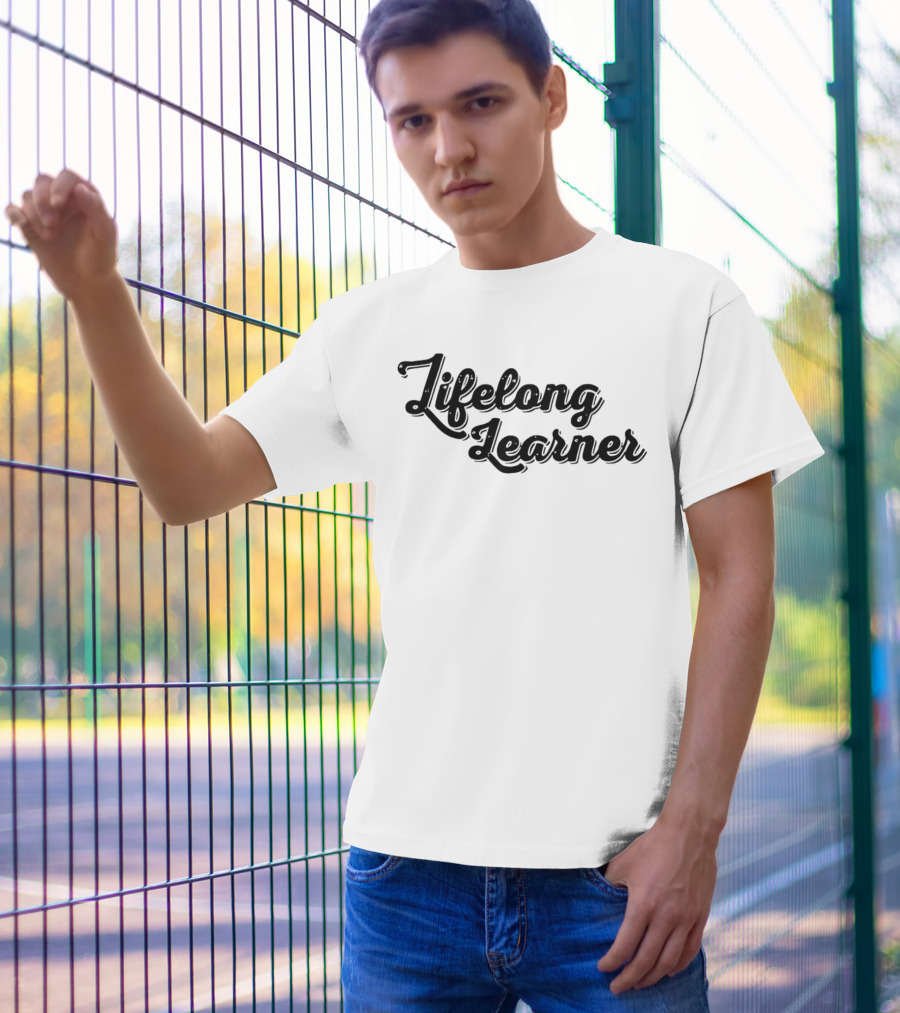 Lifelong Learner Text T-Shirt