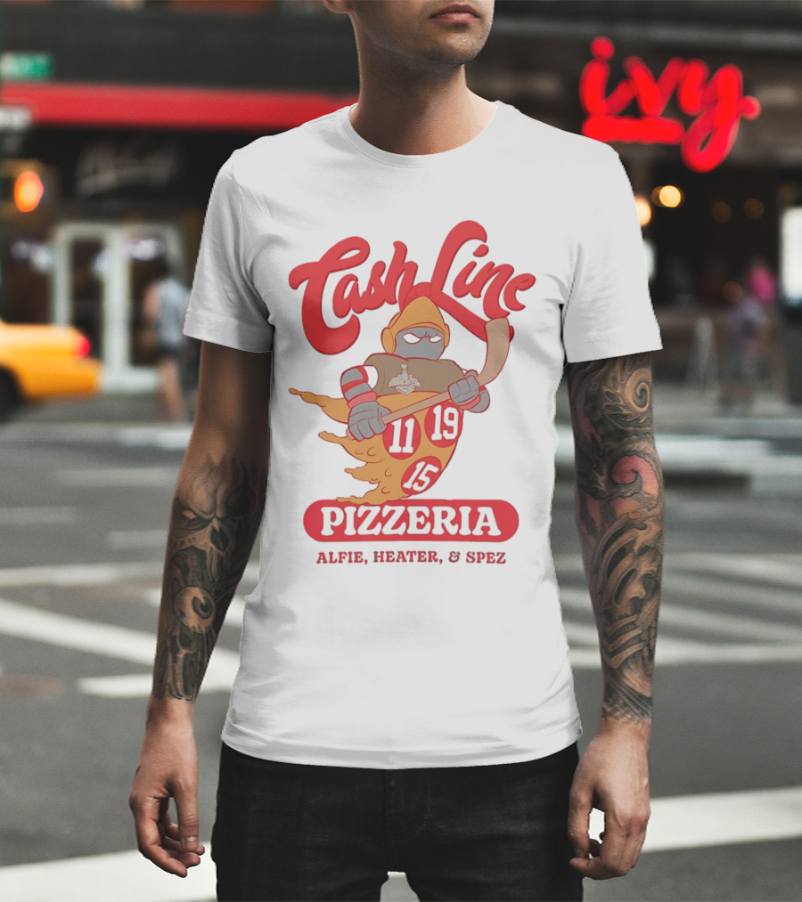 Cash Line Pizzeria Alfie Heater Spez Ottawa Senators T-Shirt
