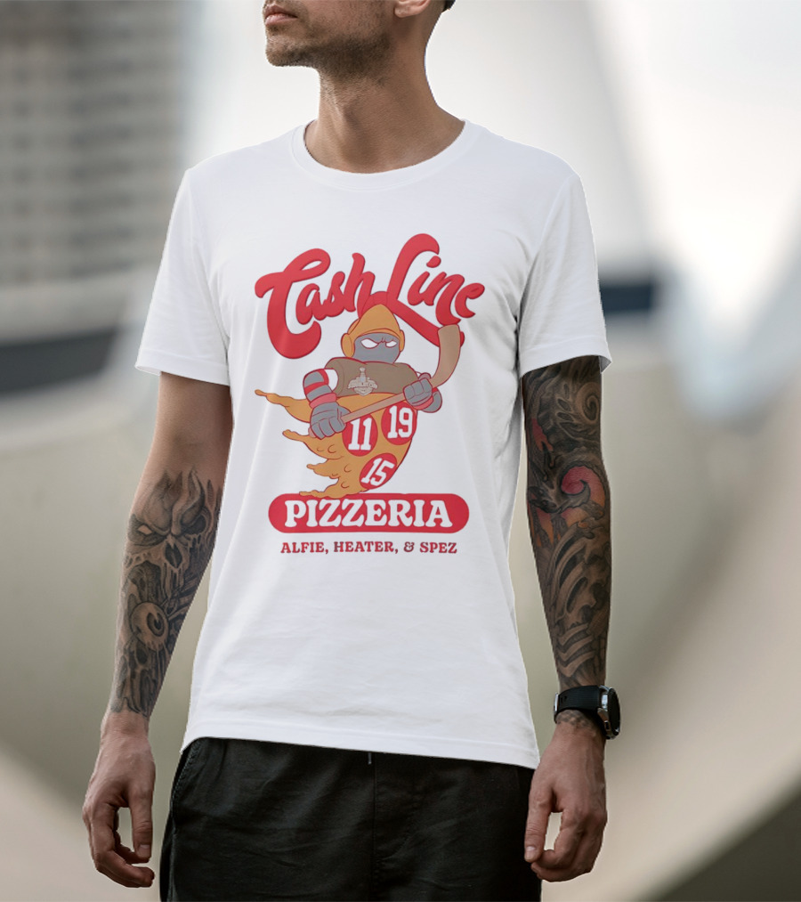 Cash Line Pizzeria Alfie Heater Spez Ottawa Senators T-Shirt