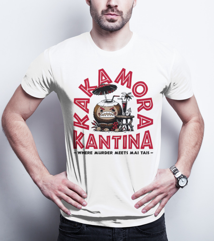 Kakamora Kantina - Where Murder Meets Mai Tais Polynesian Mischief T-Shirt