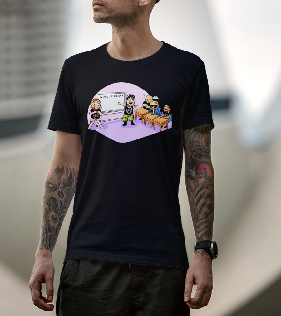Word Of The Day Classroom With Professor Briscoe Vocab Lessons T-Shirt