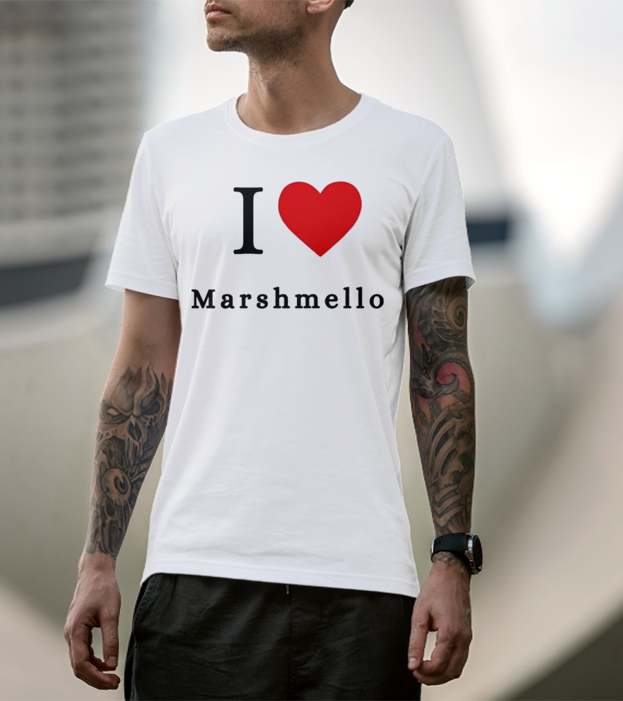 I ❤️ Marshmello T-Shirt