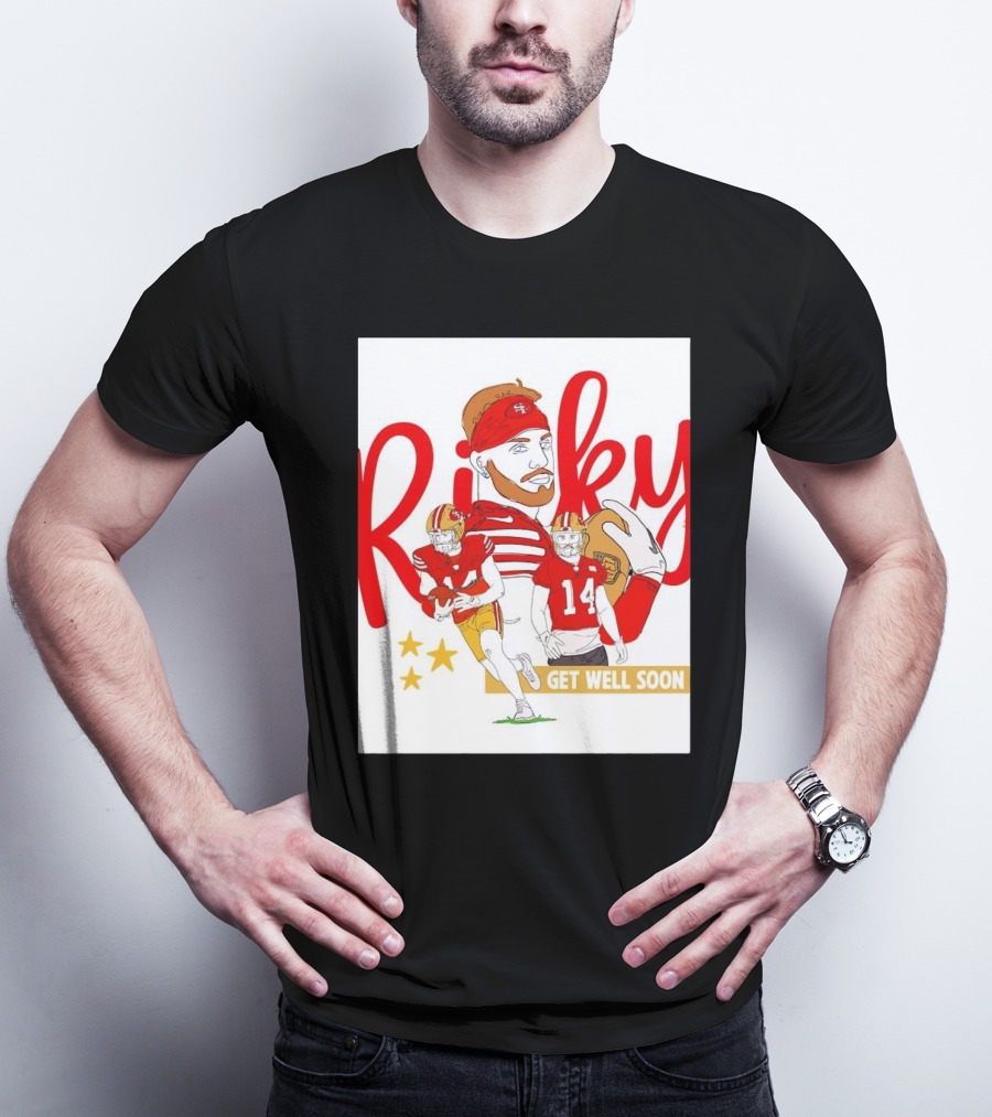 Ricky Pearsall San Francisco 49ers Get Well Soon Football T-Shirt