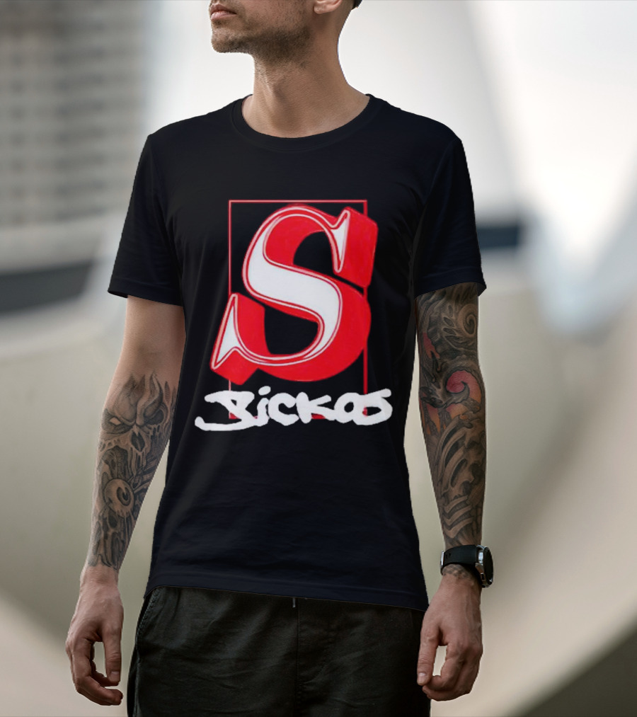 Sickos Serif Red S T-Shirt