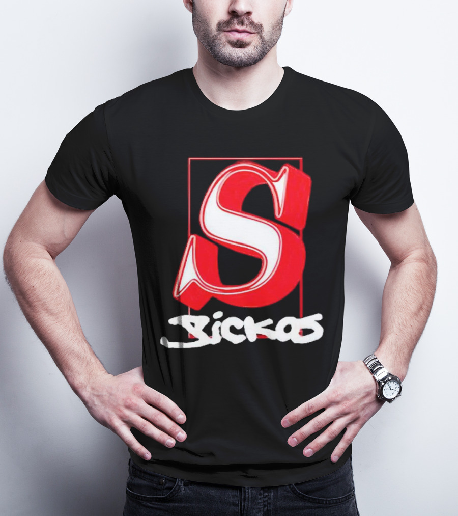 Sickos Serif Red S T-Shirt