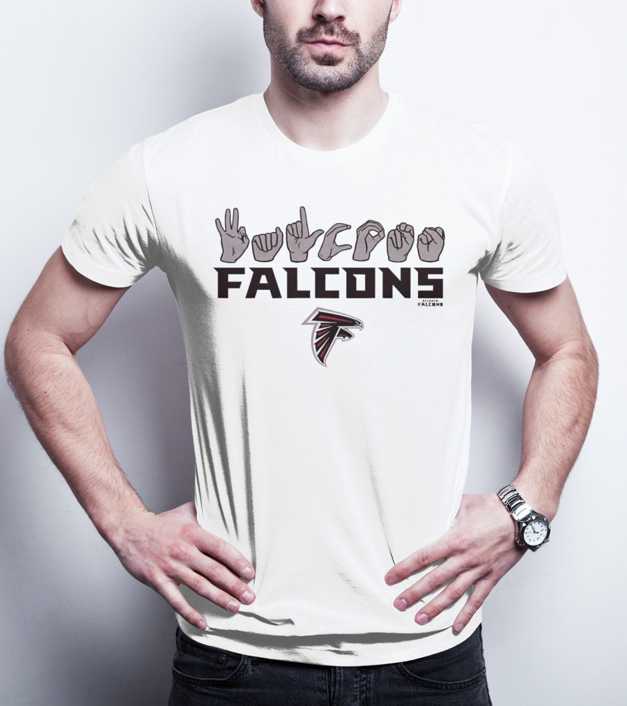 Love Sign Falcons ASL Atlanta Falcons T-Shirt