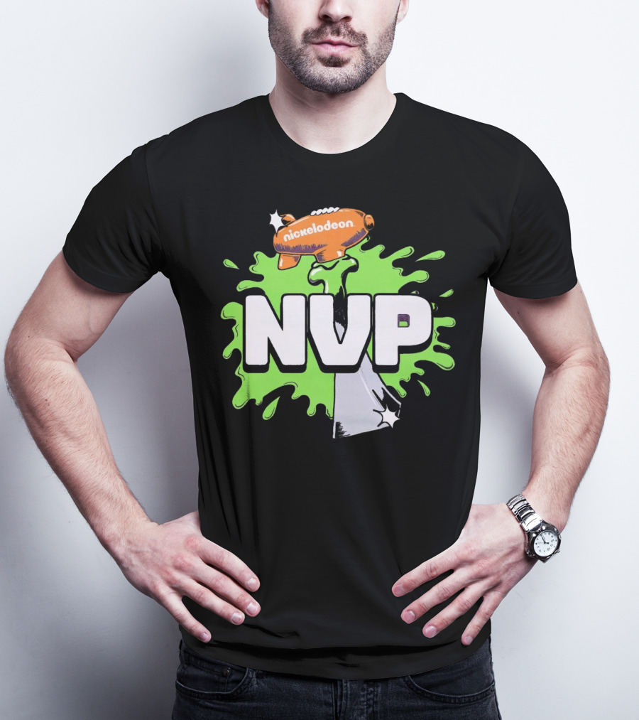 Nickelodeon NVP Blimp Green Slime Splat T-Shirt