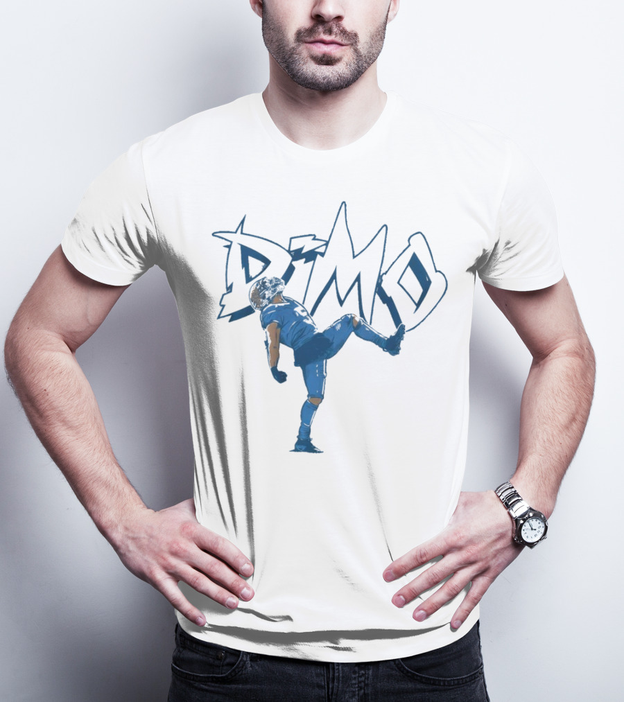 David Montgomery D-MO Football Celebration Sports T-Shirt