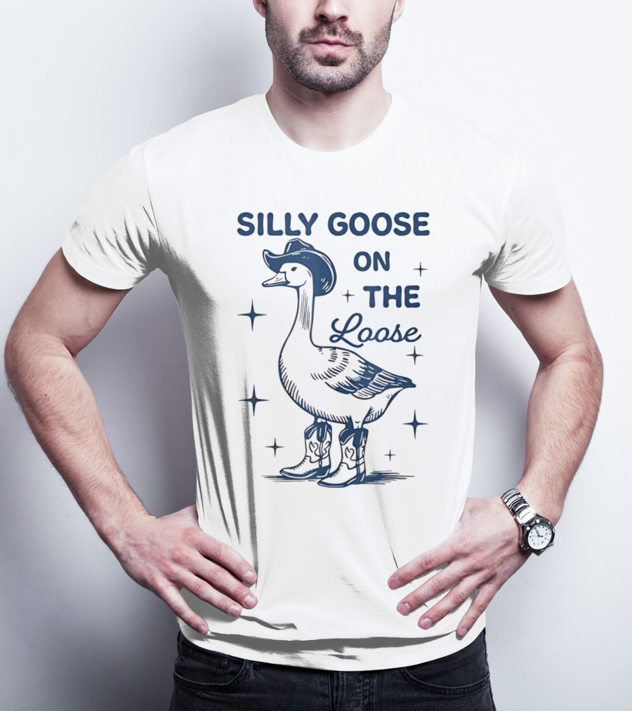 Silly Goose On The Loose Cowboy T-Shirt