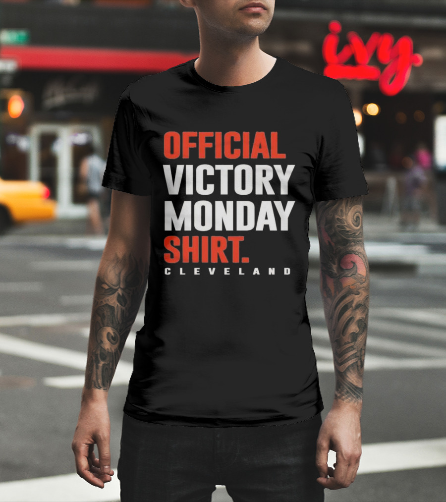 Cleveland Official Victory Monday T-Shirt