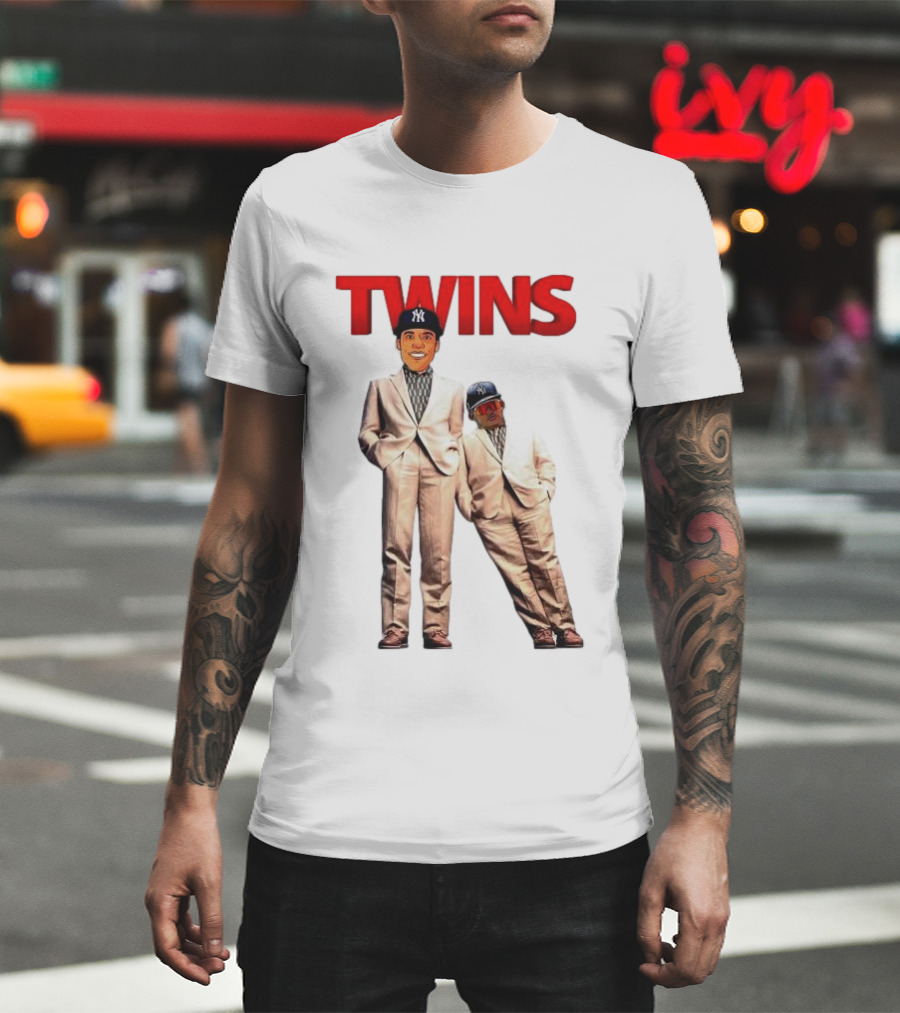TWINS Juan Soto Jasson Dominguez New York Yankees T-Shirt