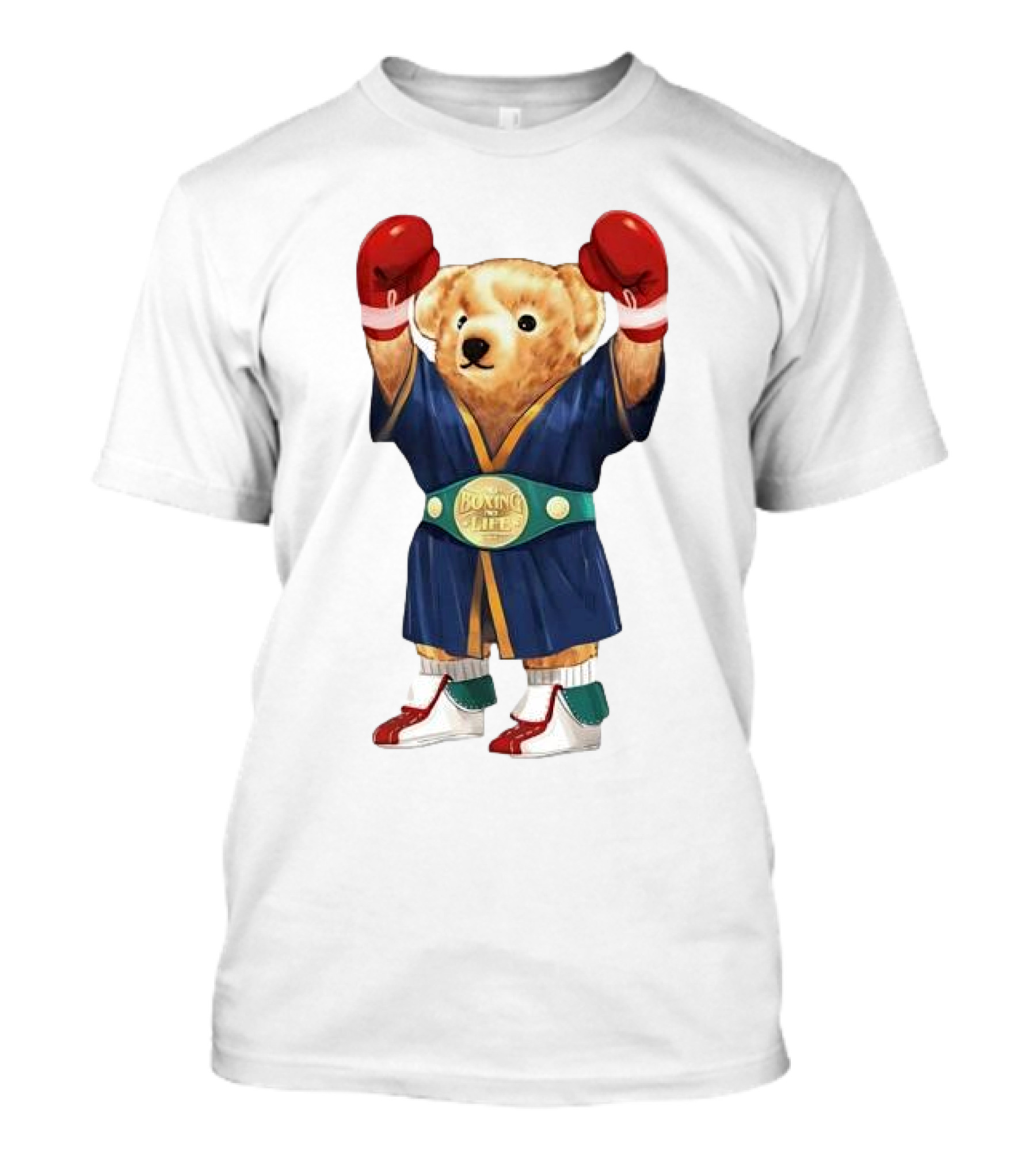 Canelo Bear Champion Boxing No Life Boxing Gloves Robe T-Shirt