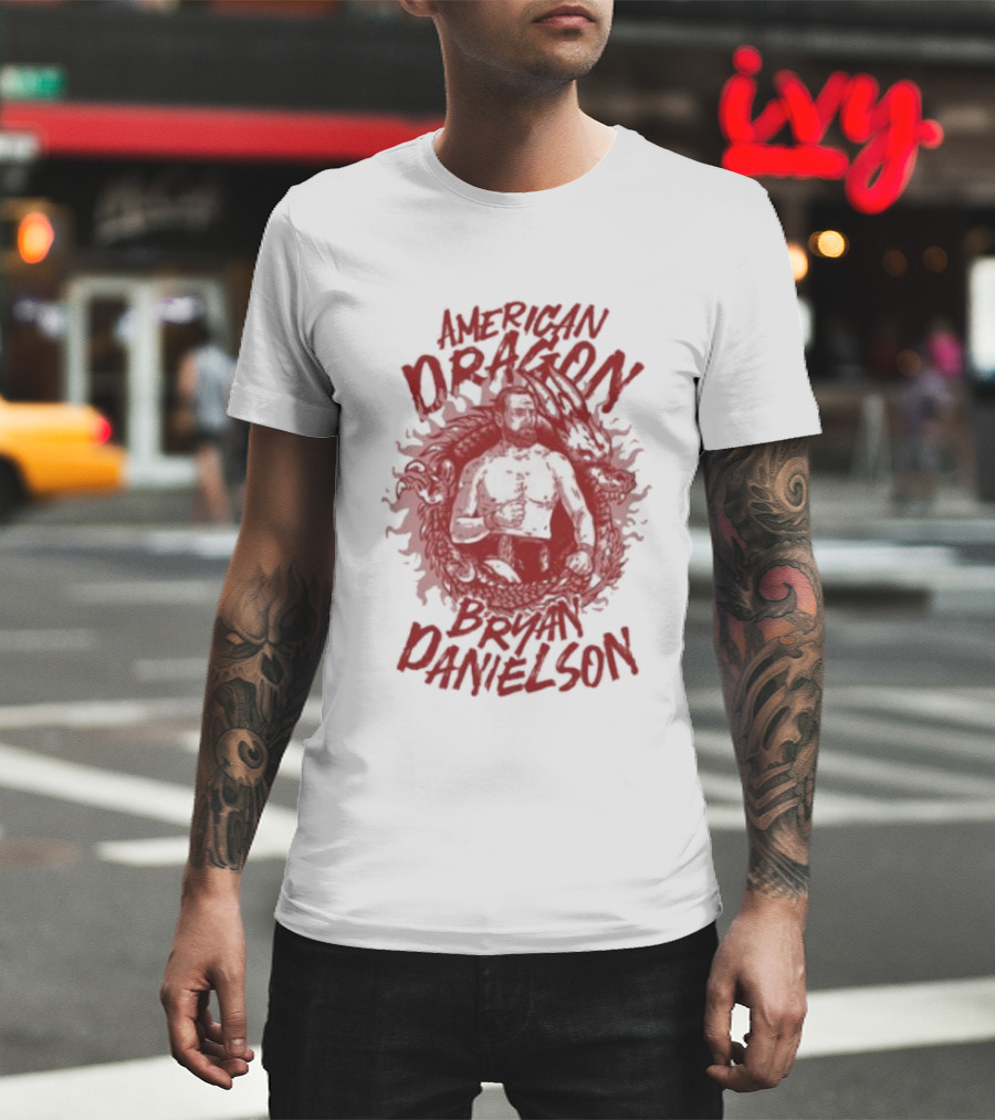 American Dragon Bryan Danielson Fiery Red Power T-Shirt