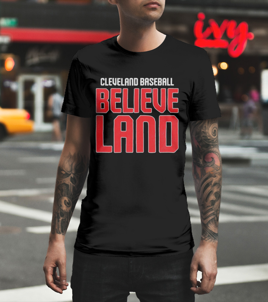 Cleveland Baseball Believeland Guardians T-Shirt