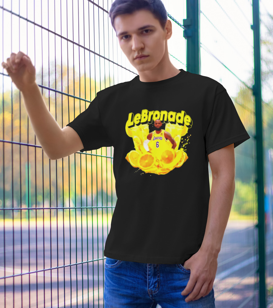 LeBronade LeBron James Los Angeles Lakers 6 Lemon Explosion T-Shirt