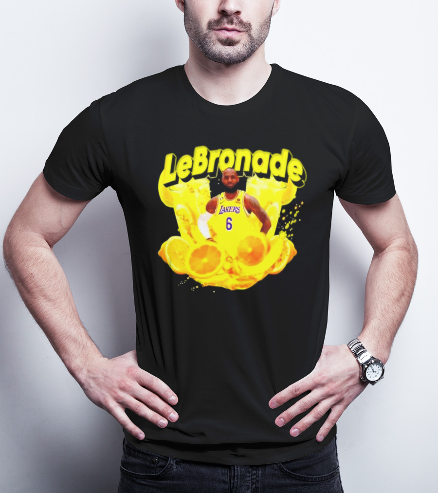 LeBronade LeBron James Los Angeles Lakers 6 Lemon Explosion T-Shirt