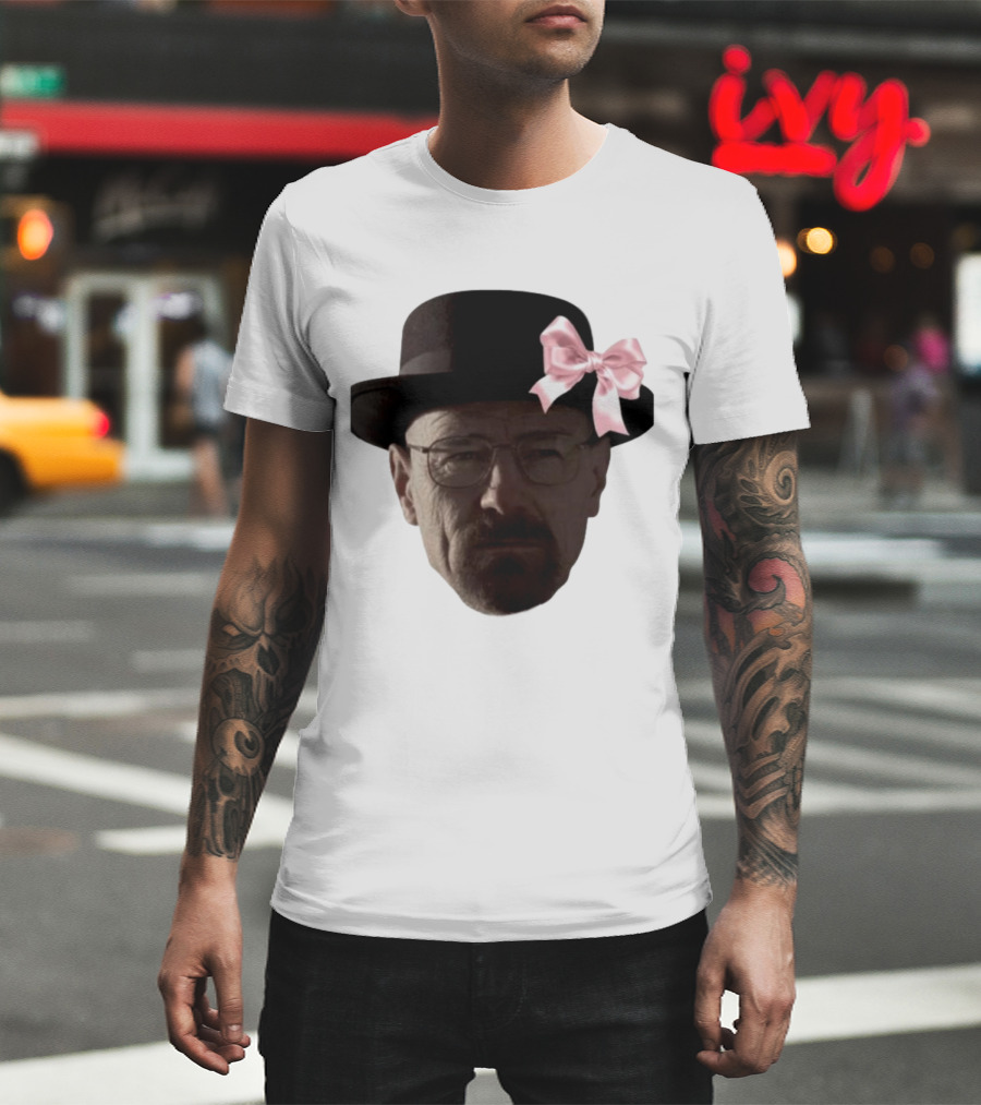 Pink Bow Walter White Heisenberg Breaking Bad T-Shirt