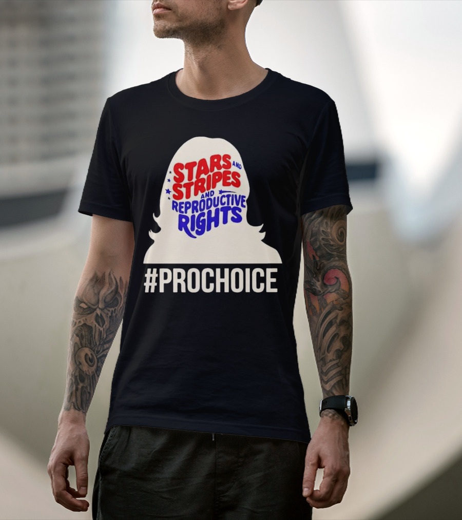 Stars And Stripes And Reproductive Rights #ProChoice T-Shirt