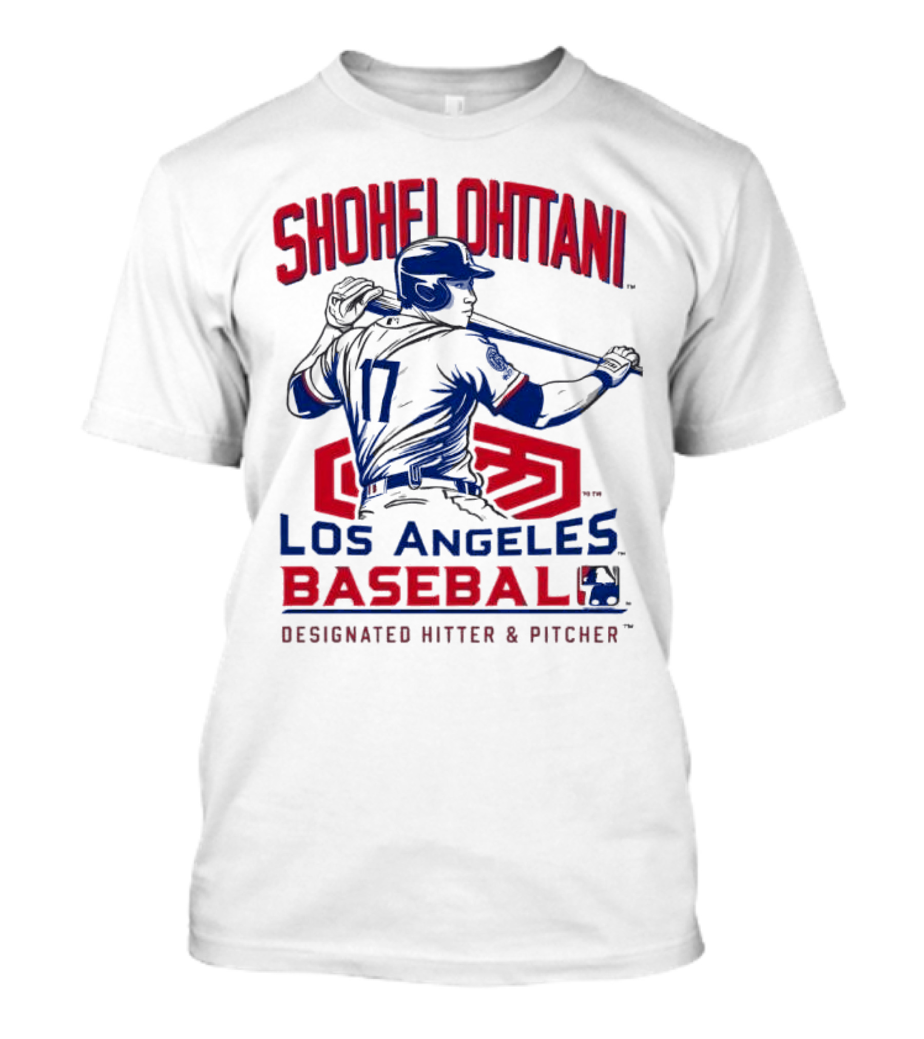 Shohei Ohtani Los Angeles Baseball Designated Hitter And Pitcher T-Shirt