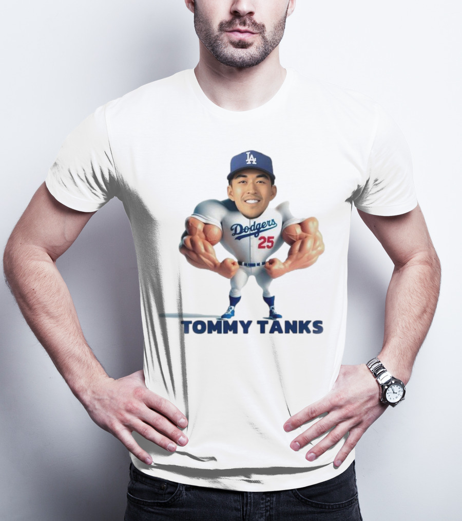 Tommy Tanks Los Angeles Dodgers 25 Character T-Shirt