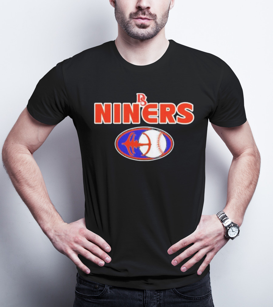 DS Niners Baseball Sports Team Emblem T-Shirt