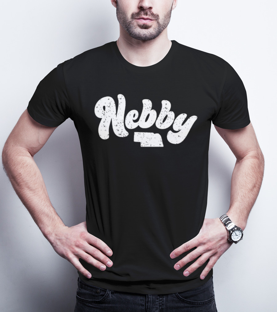 Nebby Nebraska State T-Shirt