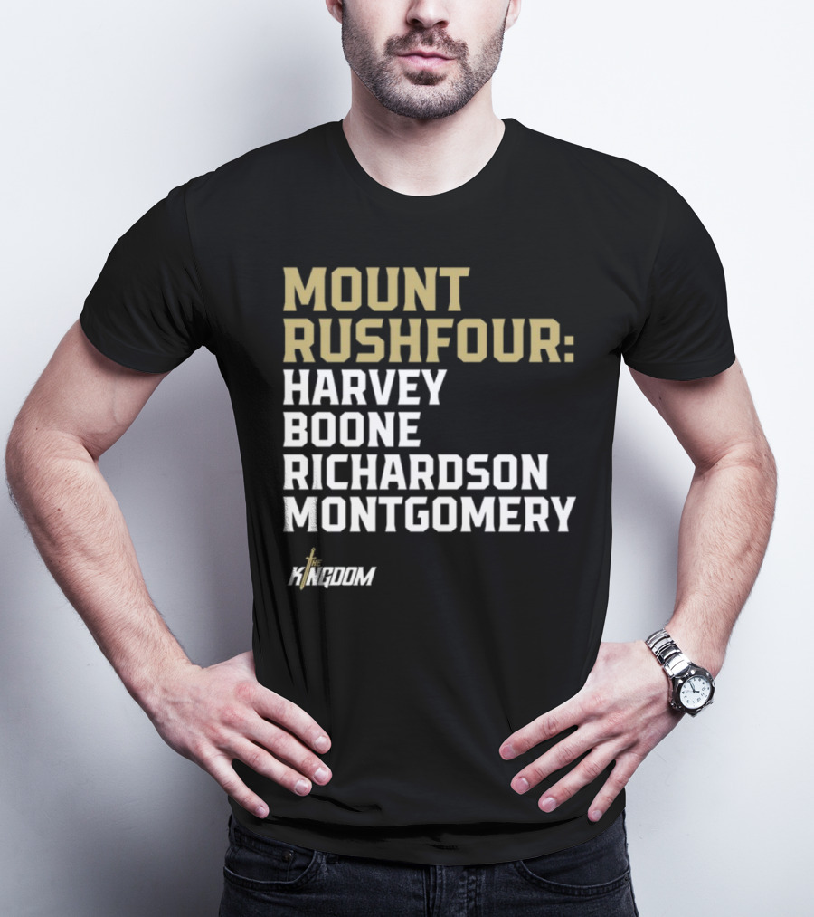 Mount Rushfour Harvey Boone Richardson Montgomery The Kingdom T-Shirt