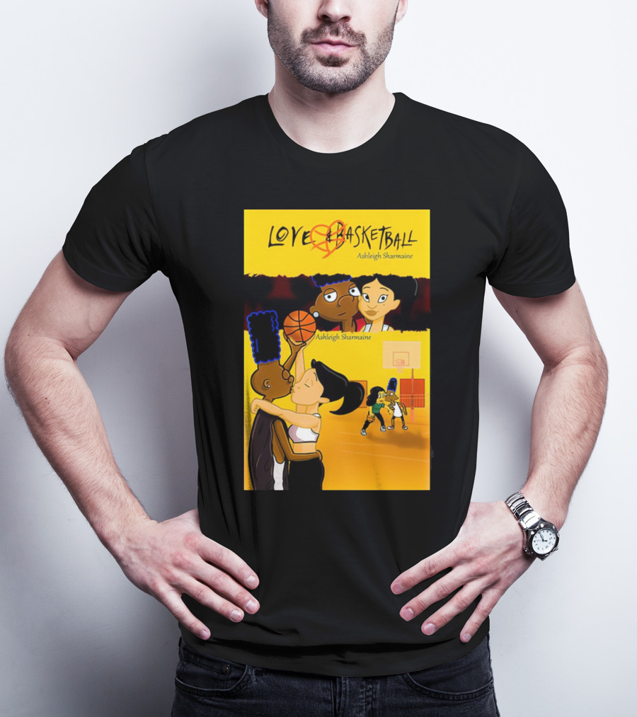 Love And Basketball Ashleigh Sharmaine Animated Romance Sports T-Shirt
