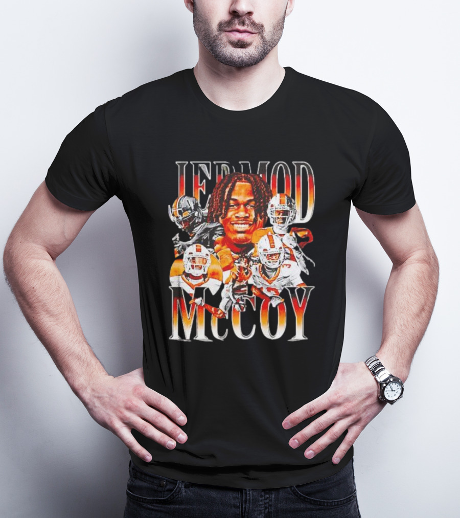 Jermod McCoy Tennessee Volunteers Player College Vintage T-Shirt