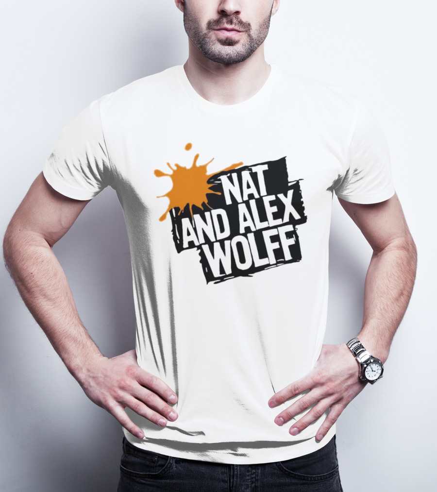 Nat And Alex Wolff Splash Motif T-Shirt