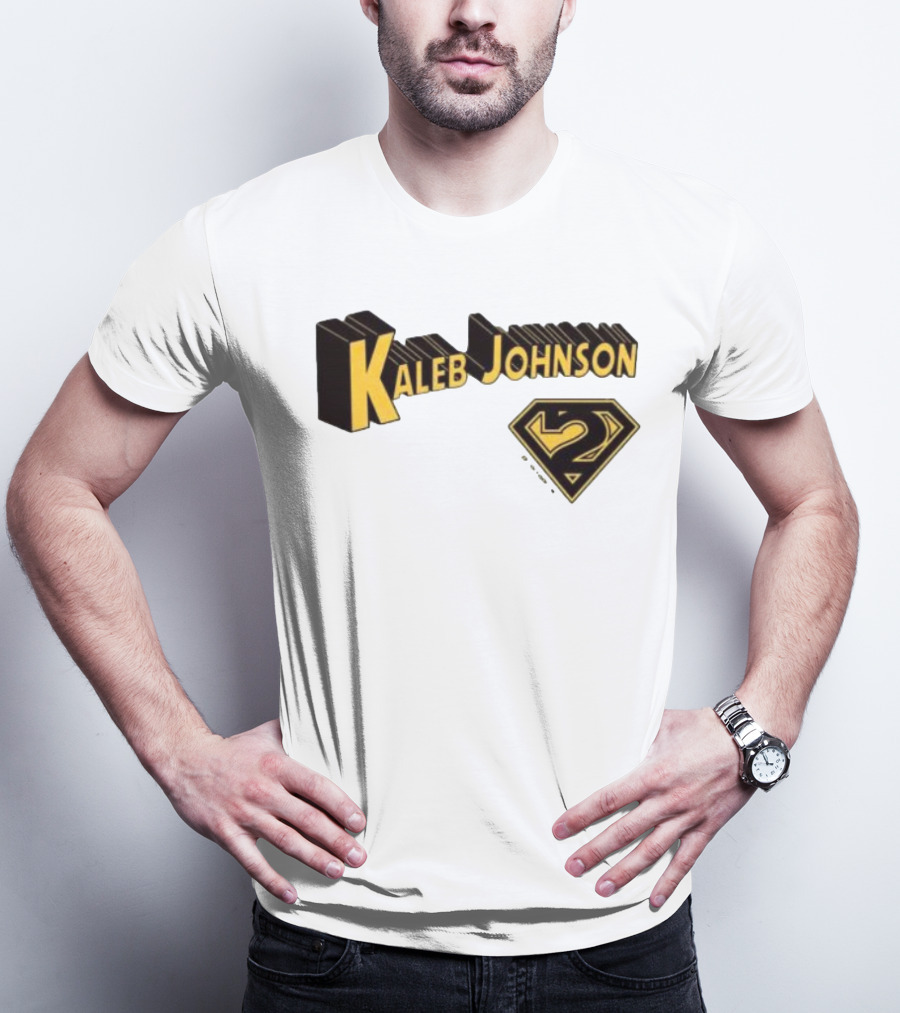 Kaleb Johnson Superman Style Logo Retro T-Shirt