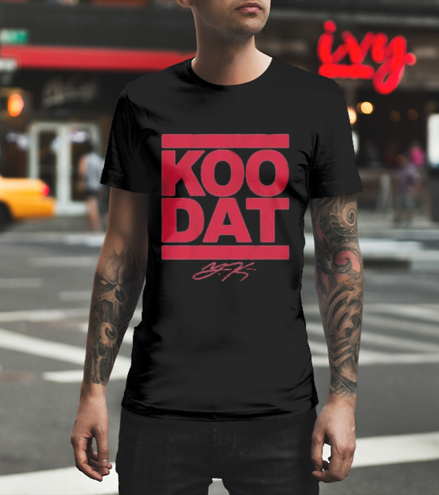 Koo Dat Younghoe Koo Atlanta Falcons Signature T-Shirt