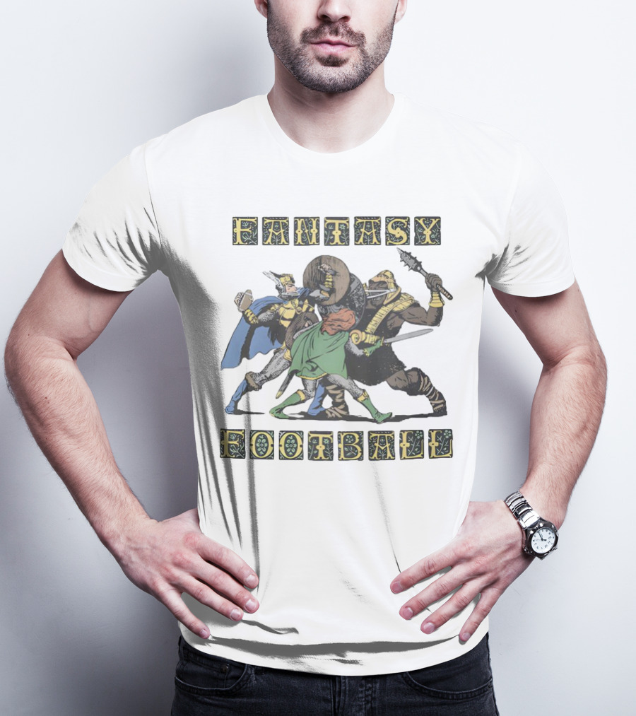 Fantasy Football Adventurous Warrior Battle T-Shirt