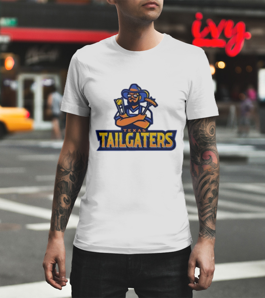 Texas Tailgaters Cowboy Grilling And Chilling T-Shirt