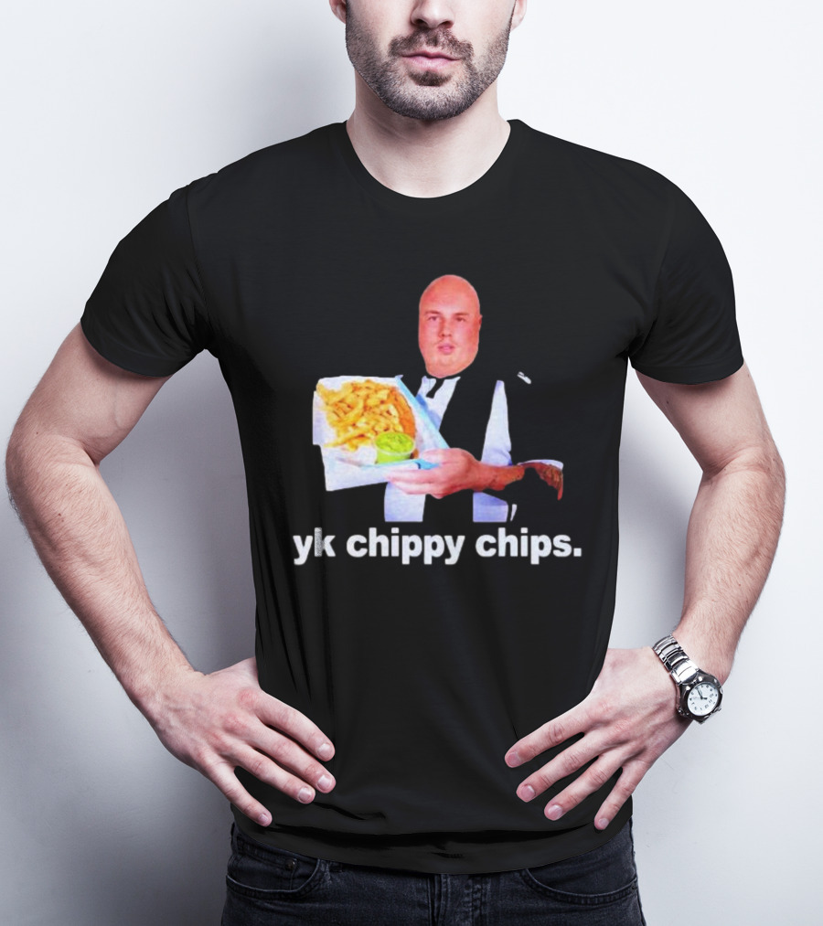 Cole Palmer YK Chippy Chips Dude Holding Fries T-Shirt