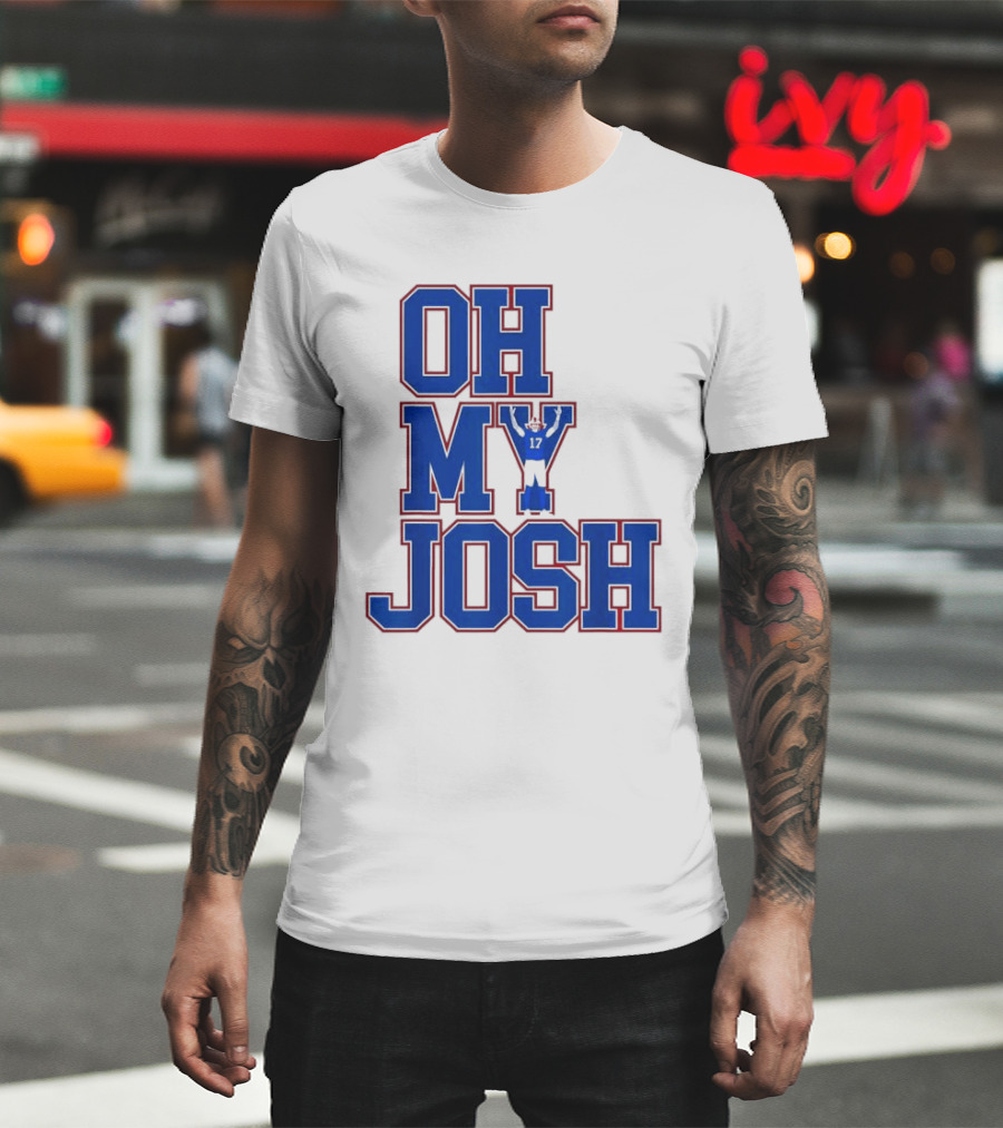 Oh My Josh Buffalo Bills Josh Allen Number 17 Football Player T-Shirt
