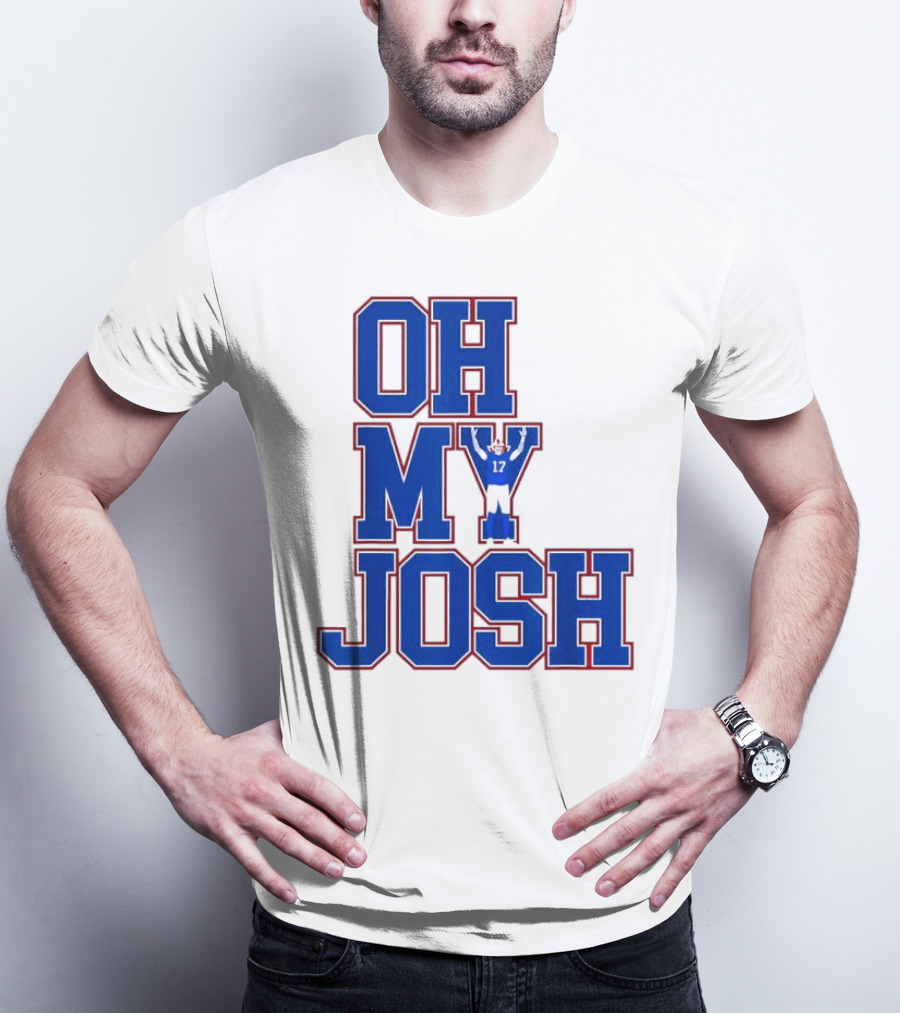 Oh My Josh Buffalo Bills Josh Allen Number 17 Football Player T-Shirt