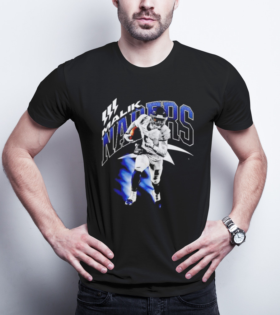 Malik Nabers Vintage New York Football Running T-Shirt