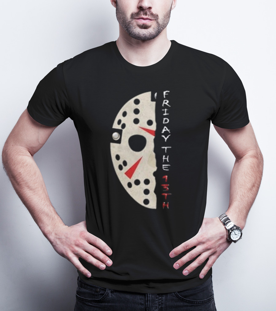 Jason Voorhees Mask Friday The 13th Vintage T-Shirt