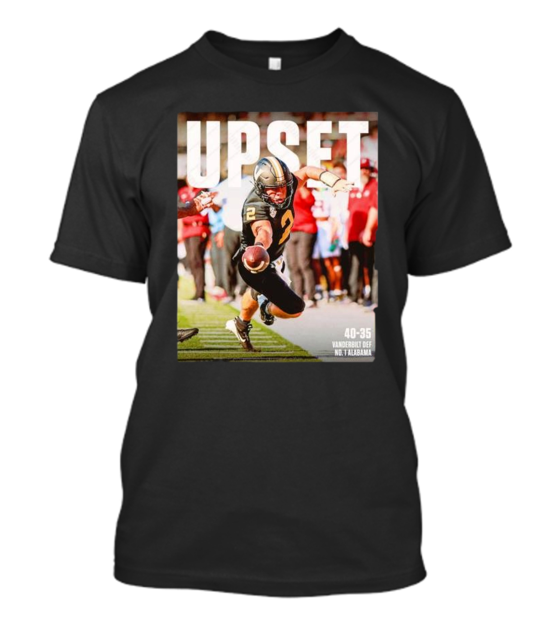 Upset 40-35 Vanderbilt Def No 1 Alabama T-Shirt