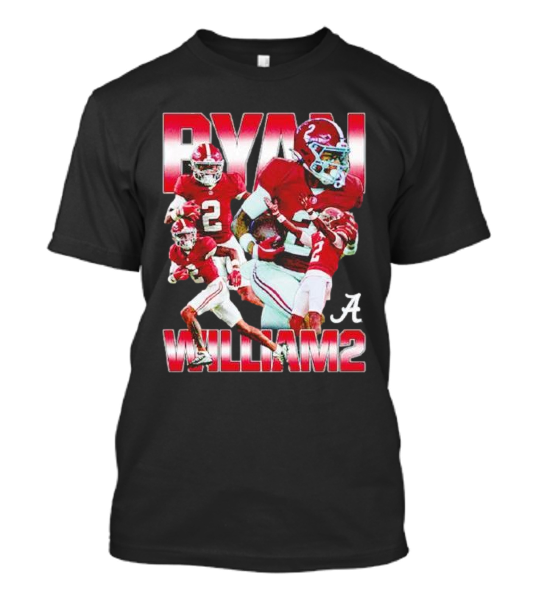 Ryan Williams Alabama Crimson Tide Football Collage T-Shirt