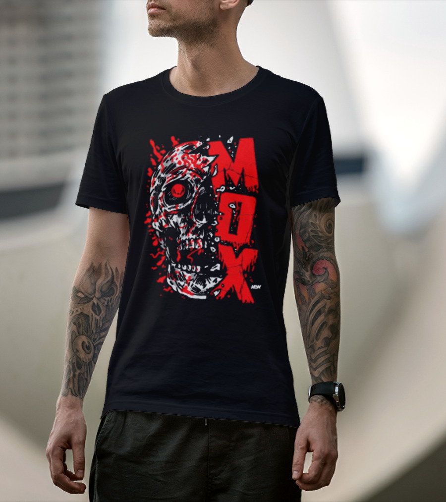 MOX Skull AEW Jon Moxley To The Bone T-Shirt