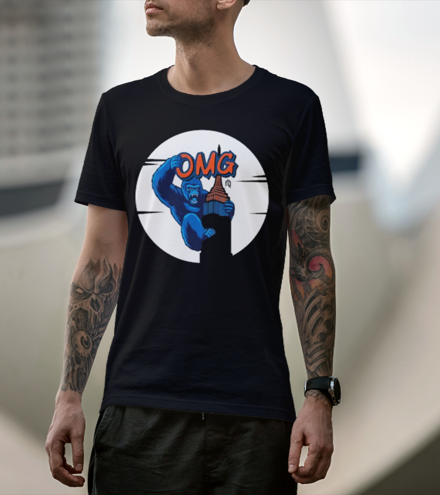 OMG King Kong Empire Tower Iconic Reference T-Shirt